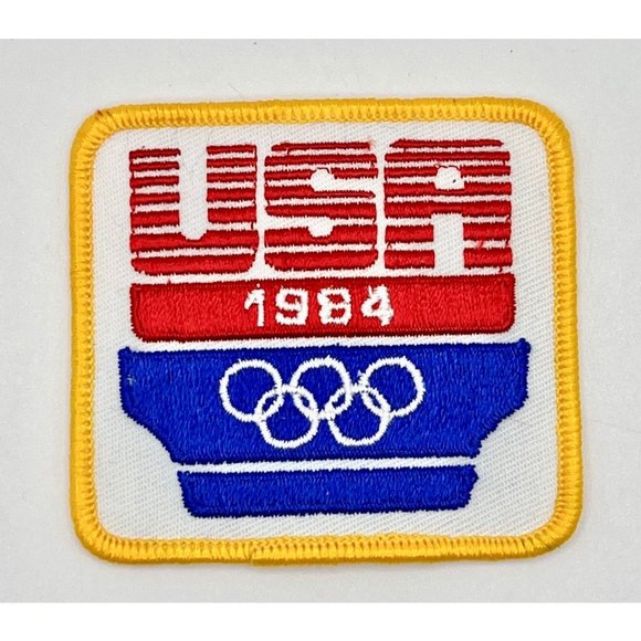Accessories | Vintage Uss 1984 Olympics Rings Patch Embroidered | Poshmark